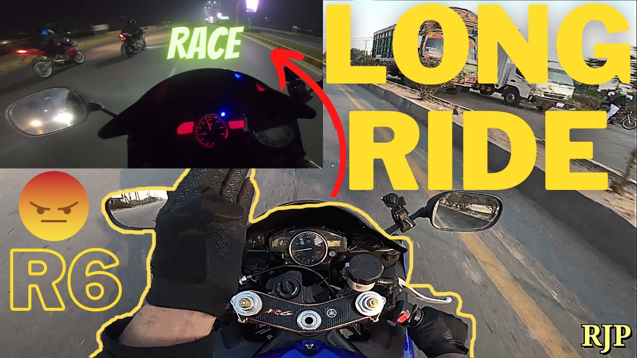 MY FIRST LONG RIDE ON MY SUPERBIKE YAMAHA R6 | SATURDAY NIGHT RIDE IN ...