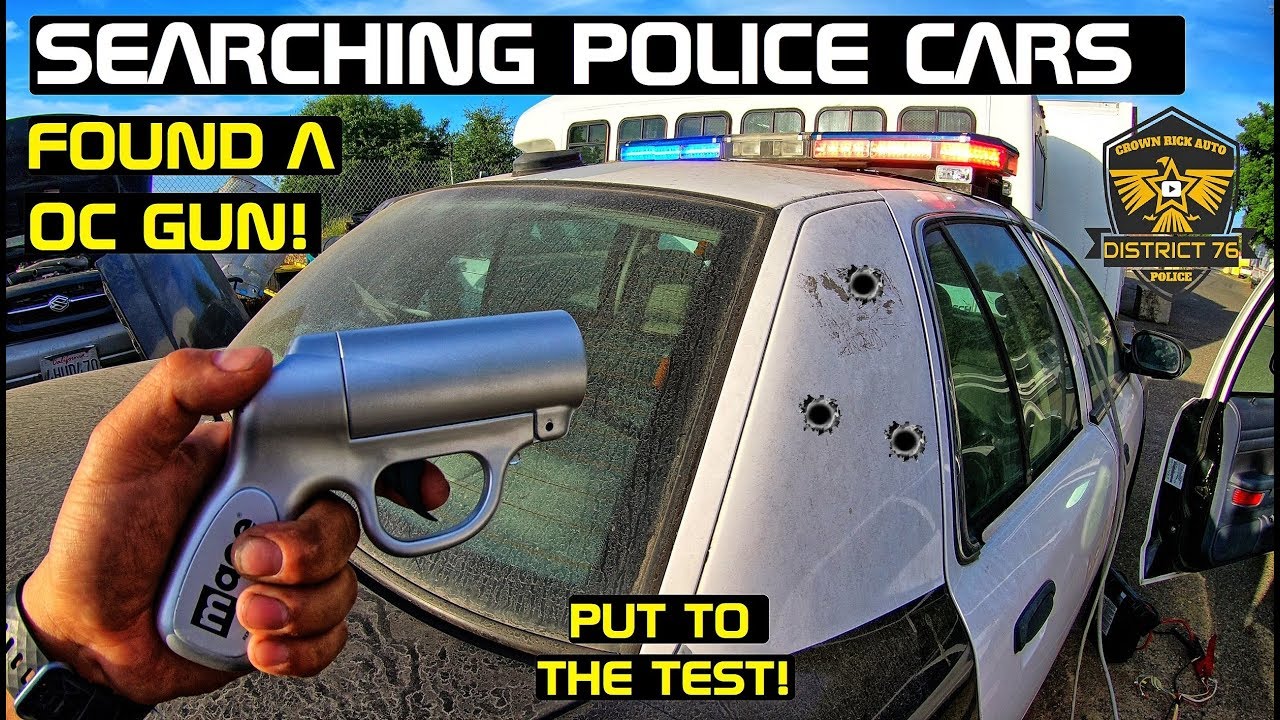 Searching Police Cars Found An OC Gun! Crown Rick Auto - YouTube