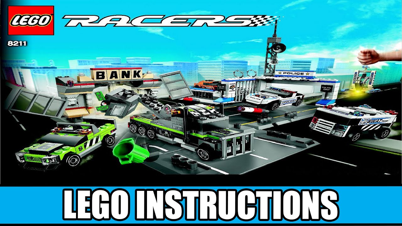 LEGO Instructions - Racers - Tiny Turbos - 8211 - Brick Street Getaway ...