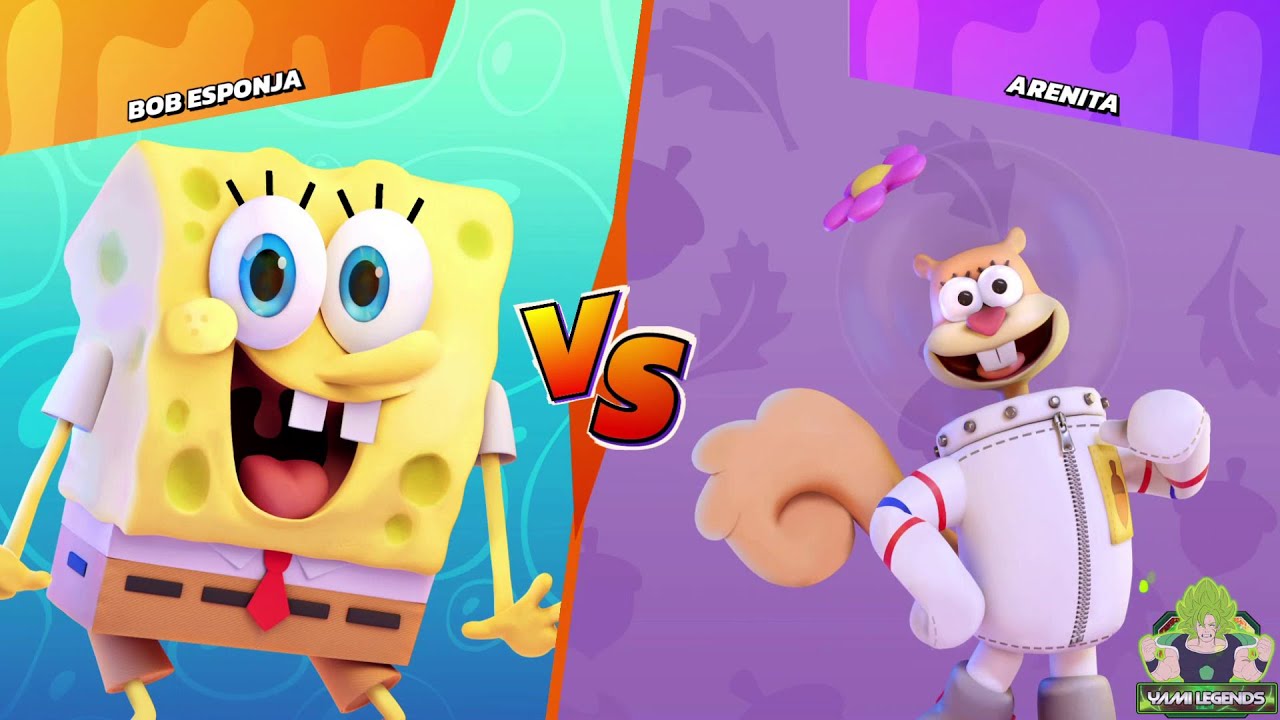 Nickelodeon All-Star Brawl | SpongeBob SquarePants vs Sandy Cheeks ...