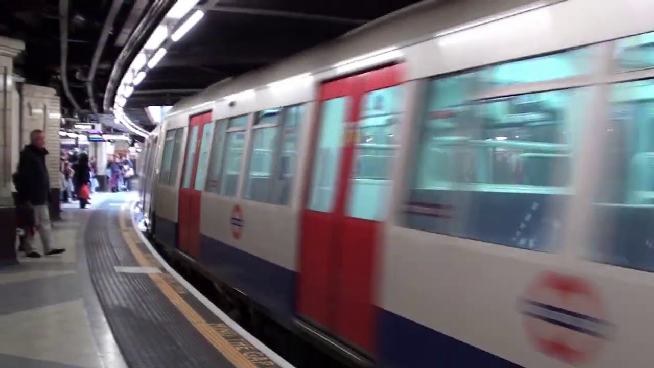 (2011) London Underground Metropolitan Line A Stock train arrives at ...