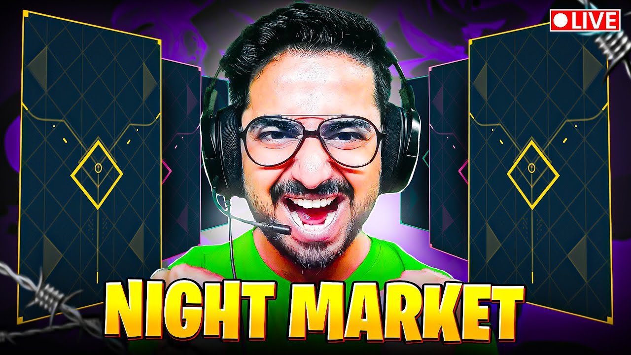 Jhaant bhar ki Night market || Valorant Live - YouTube