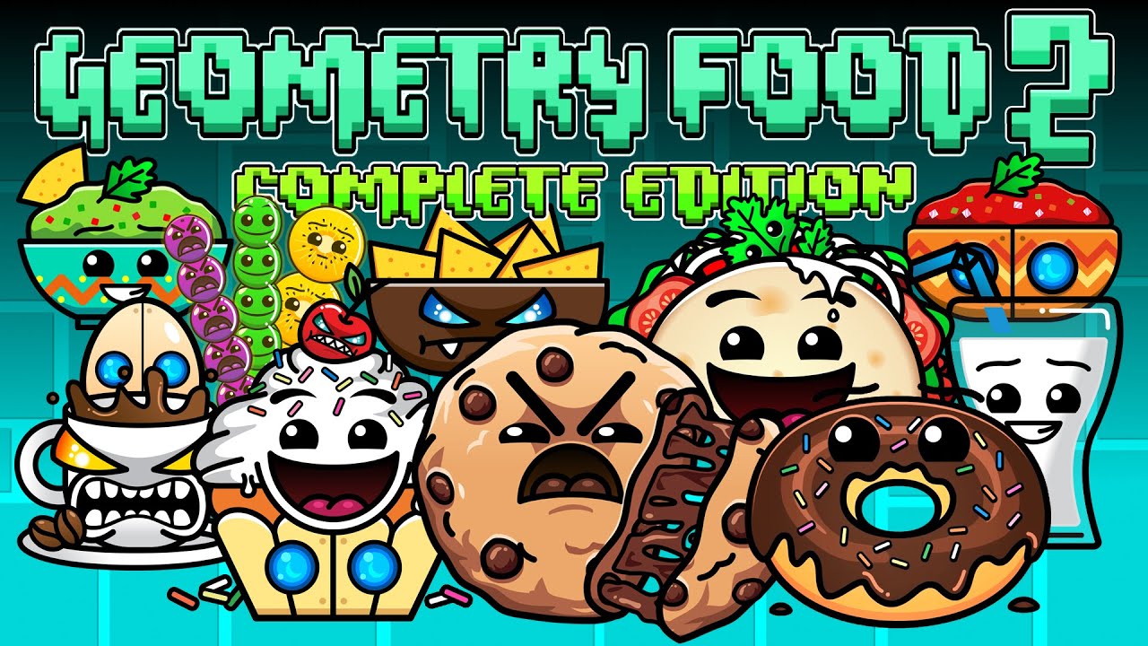 Geometry Food Complete Edition 2│Geometry Dash meme - YouTube