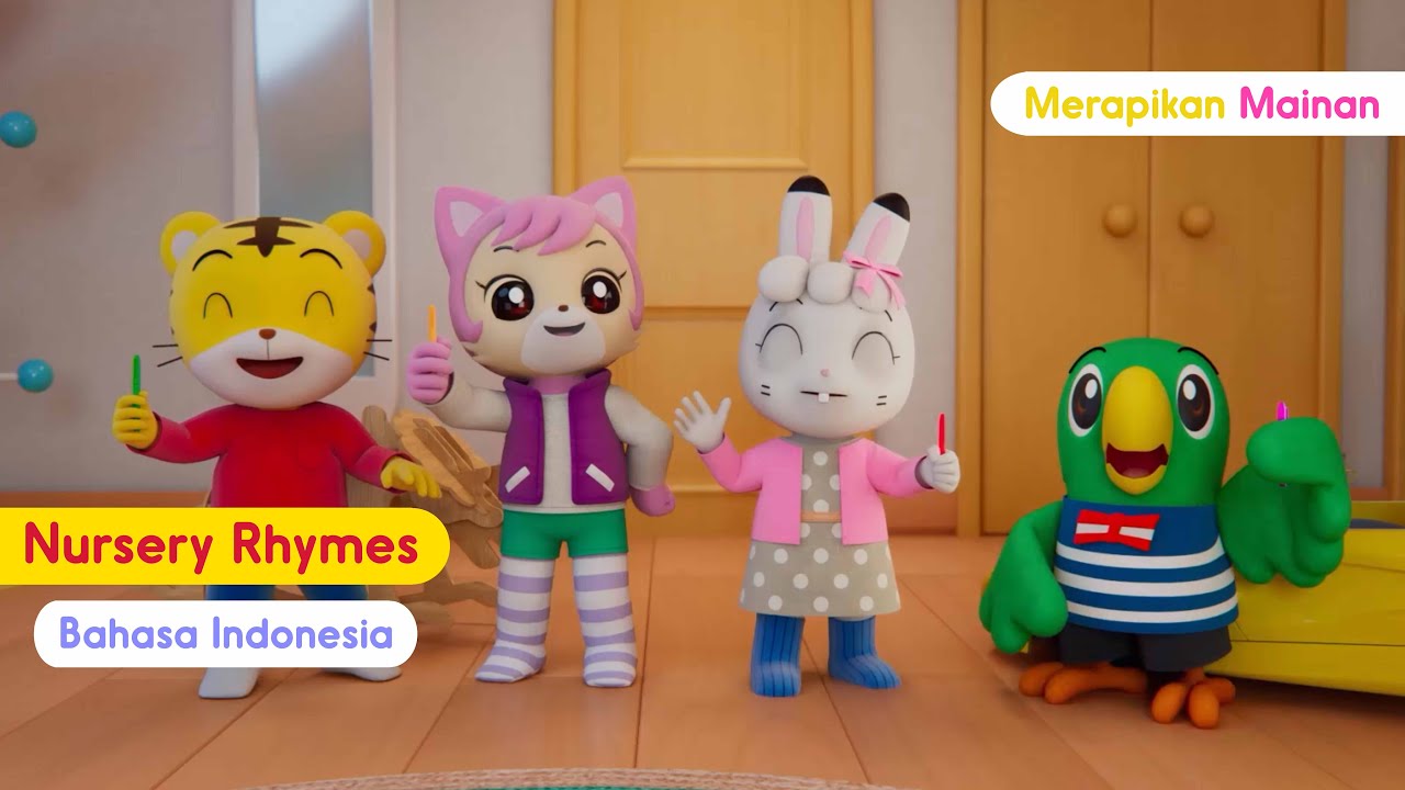 Kompilasi Lagu Anak: Merapikan Mainan I Shimajiro Bahasa Indonesia ...