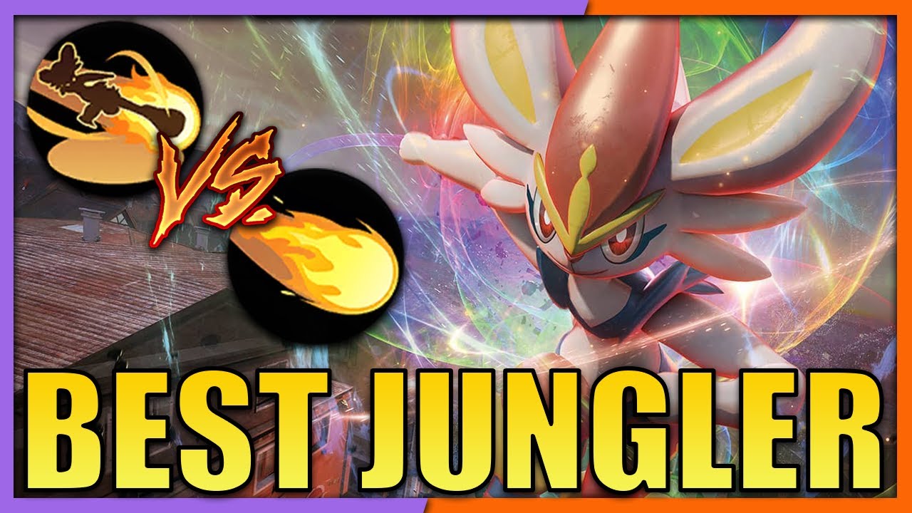 THE BEST JUNGLER!! Blaze Kick vs Pyro Ball Cinderace *Gameplay ...