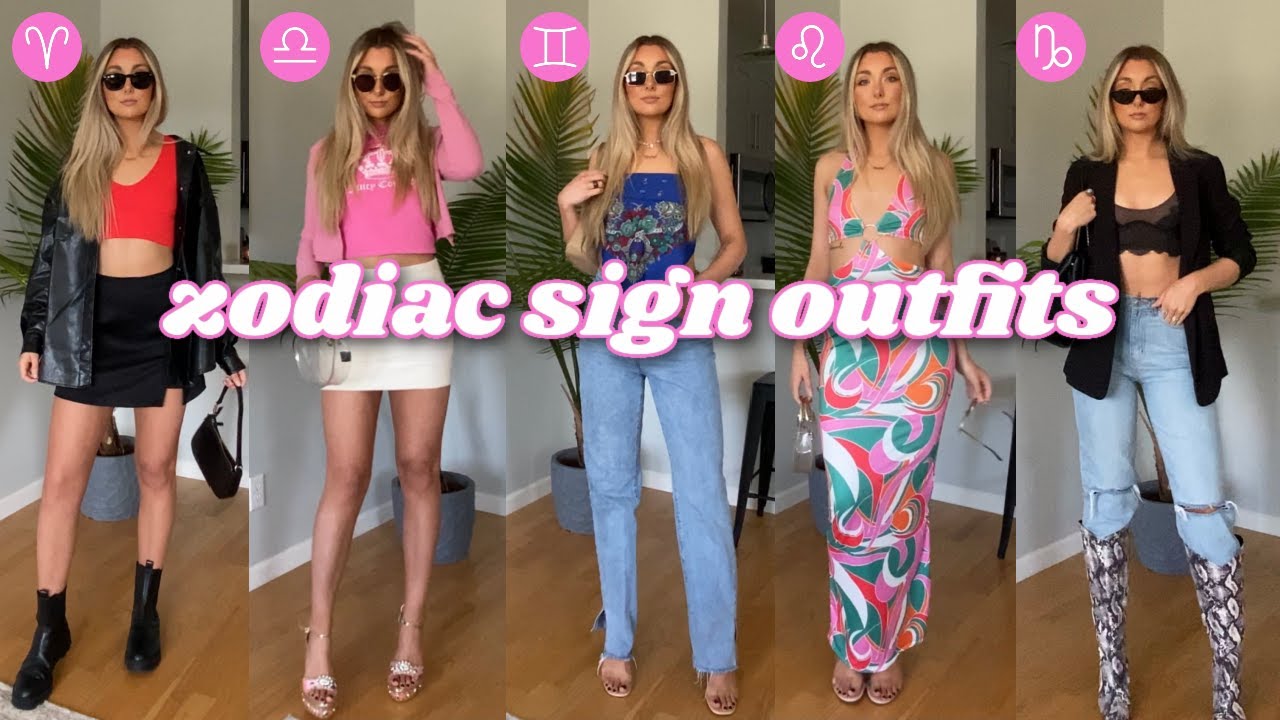 Styling ALL The Astrology Signs | Zodiac Signs - YouTube
