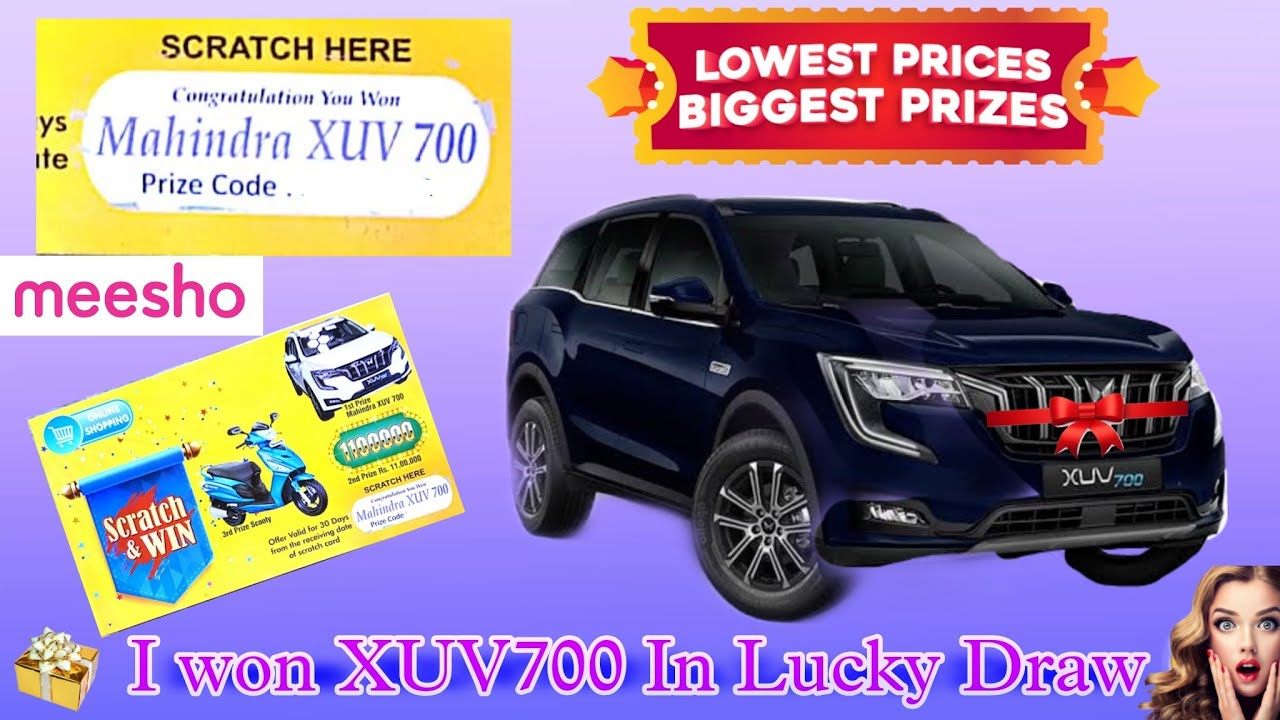 meesho lucky draw scam | online fraud | XUV700 lucky draw | 11 lakh ...