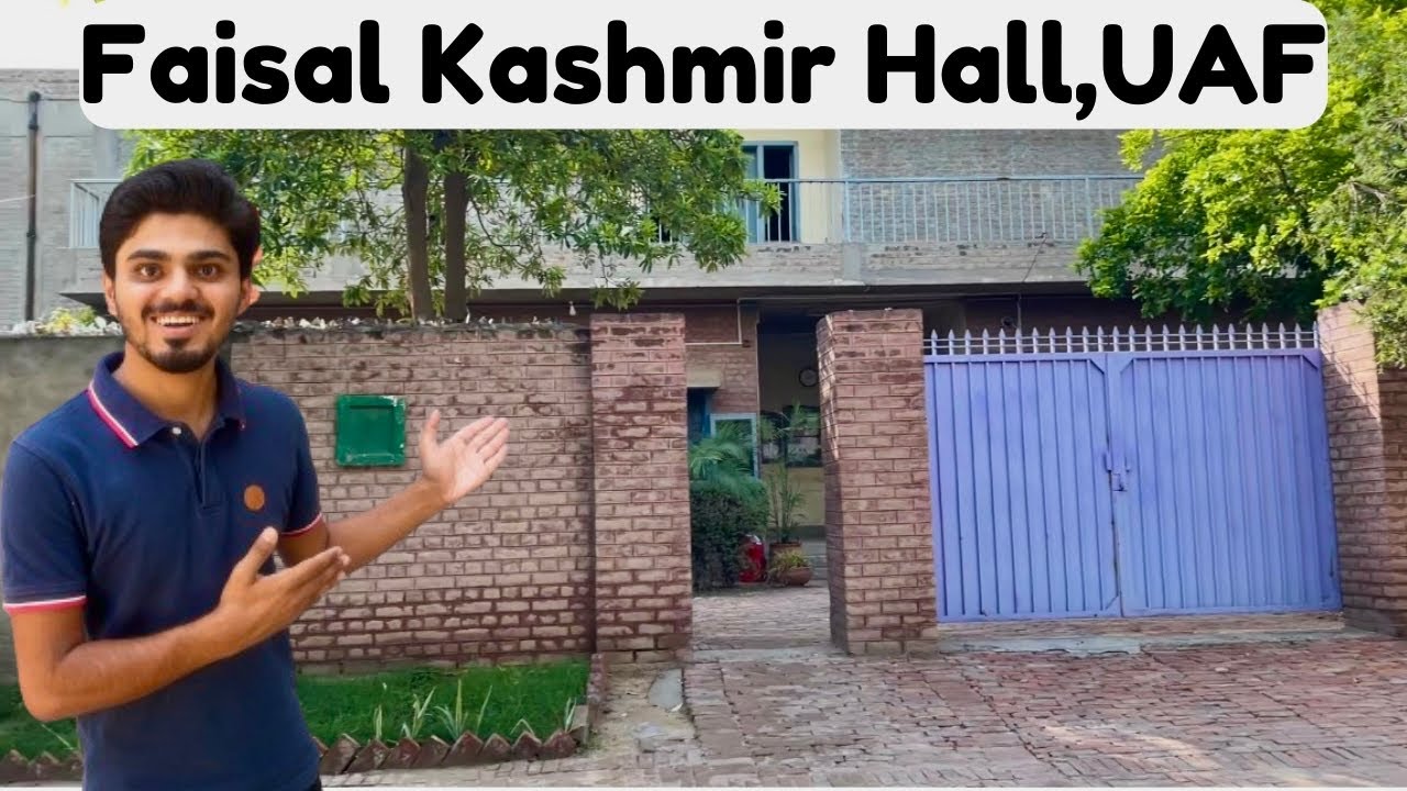 UAF Boys Hostel Faisal Kashmir Hall Tour|UAF|Explore|Visit|Vlog#90 ...