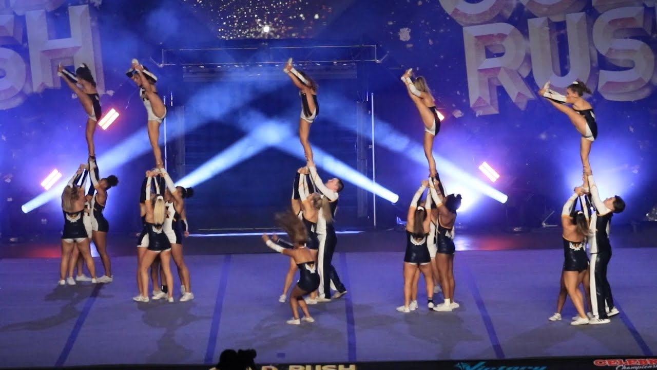 University Cheer Air Force Air Force One Gold Rush 2021 Day 2 ...