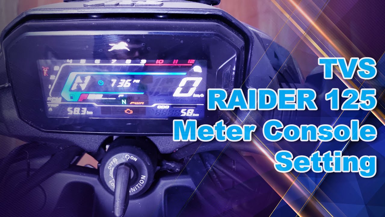TVS Raider Feature | Meter Console Setting | TVS Raider 125 - YouTube