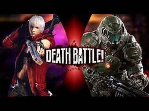 Mii Fighter Battle: Dante (DMC) vs Doom Slayer (Doom) - YouTube