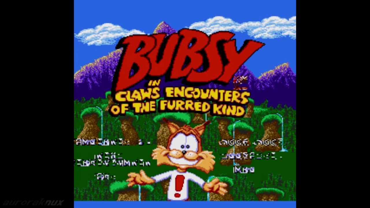Bubsy (Genesis) ROM Corruptions #3 - YouTube