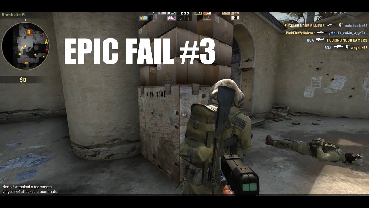 CS:GO - EPIC FAIL #3 - YouTube