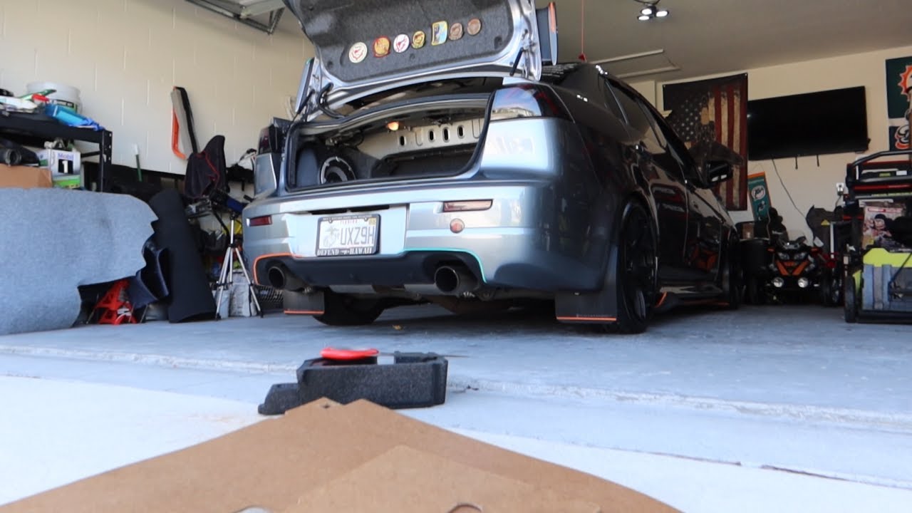 Lancer Modified Trunk Space - YouTube