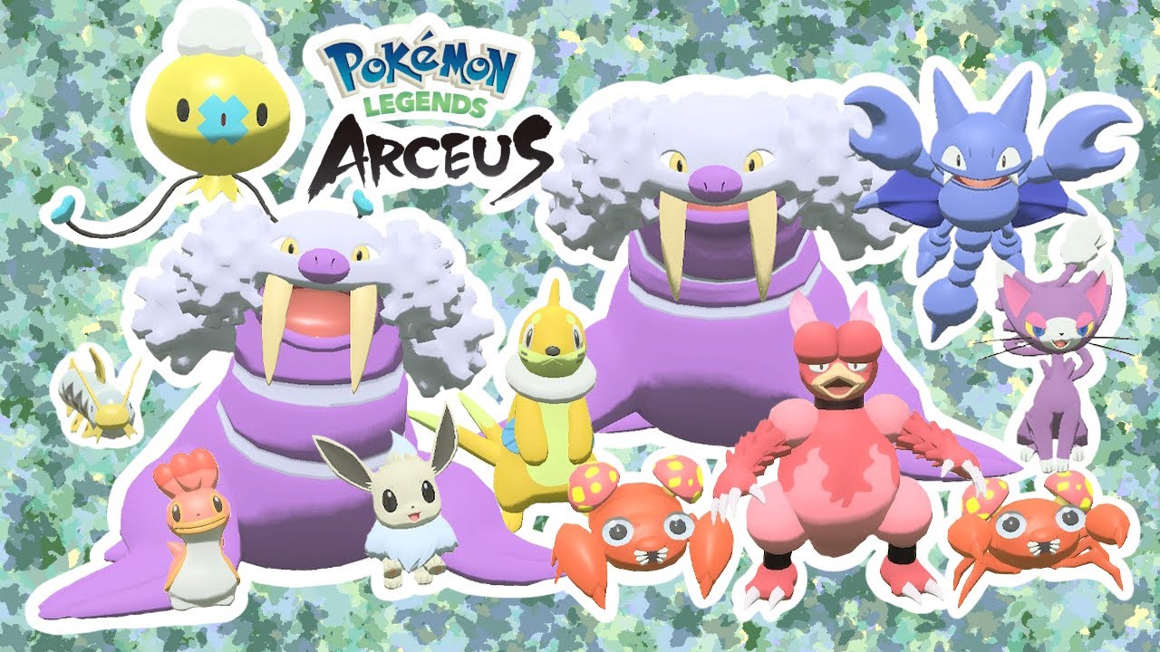 Shiny Pokemon Compilation! | Pokemon Legends: Arceus - YouTube