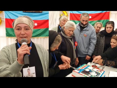 Şəhid anaları Şəhid Samir Fərzəliyevin ad gününə yığışdılar - Ağdam