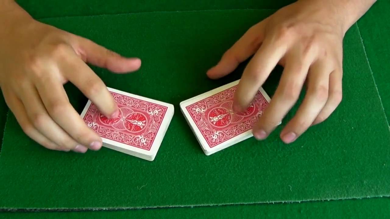 Table Riffle Shuffle - YouTube