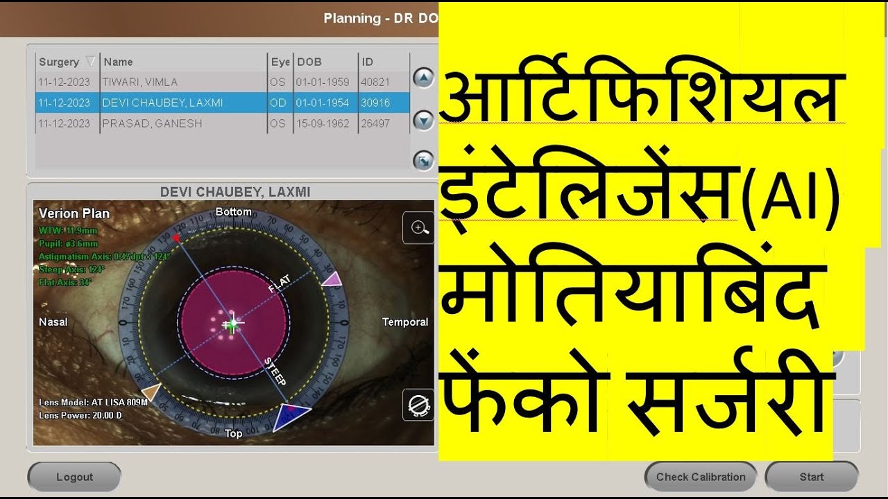 Artificial Intelligence AI Cataract Surgery || Zeiss AT LISA Multifocal IOL || ARGOS-VERION ...