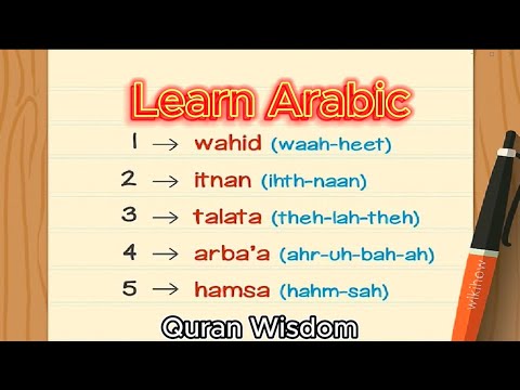 Learn the Arabic Numbers | Learn Arabic Numbers 1-20 | Arabic Numbers ...