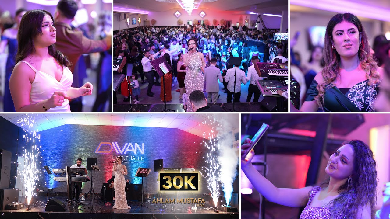حفلة راس السنة 2024 في المانيا بوخوم احلام مصطفى - Ahlam Mustafa - CIWAN GROUP 4K - YouTube