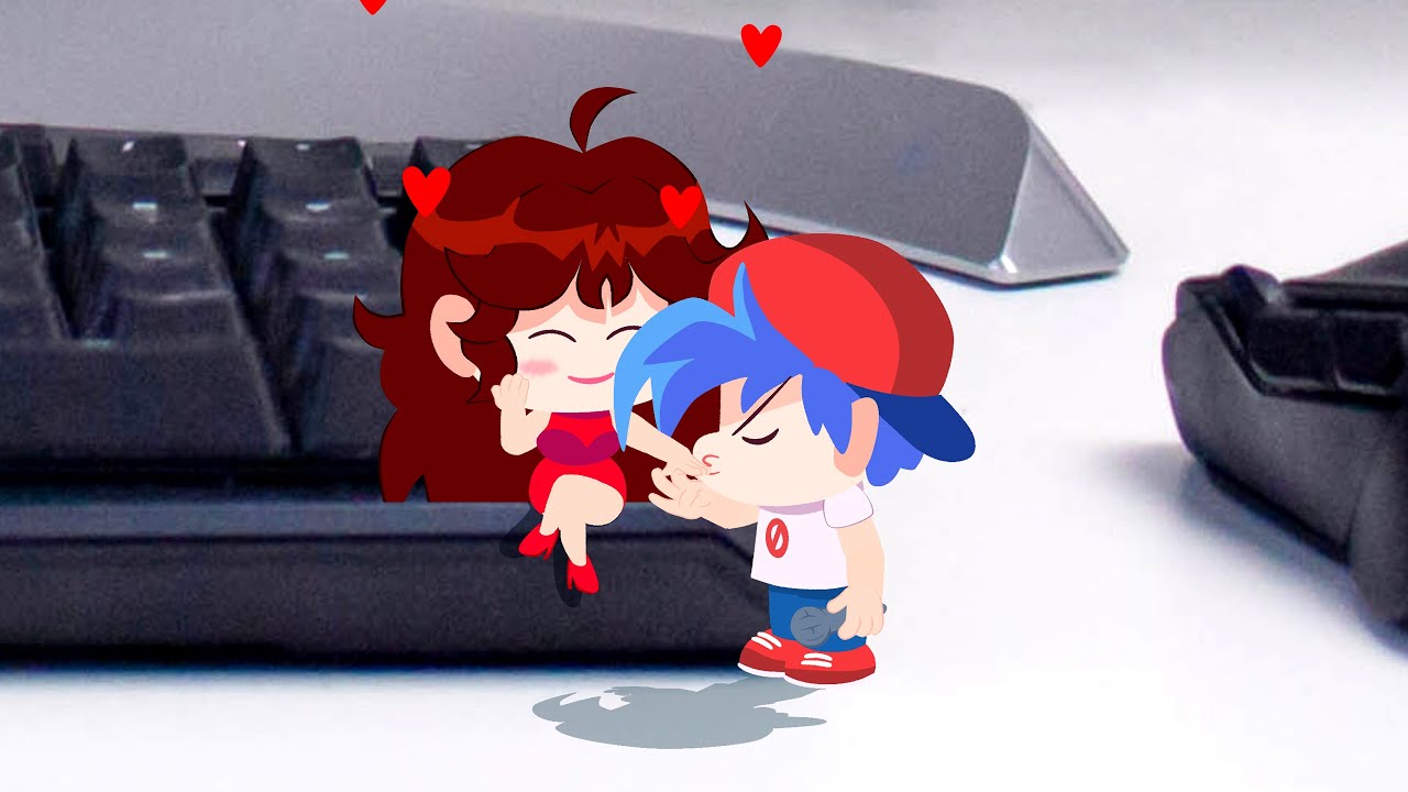 Boyfriend Kisses Girlfriend - Friday Night Funkin Animation Desktop ...