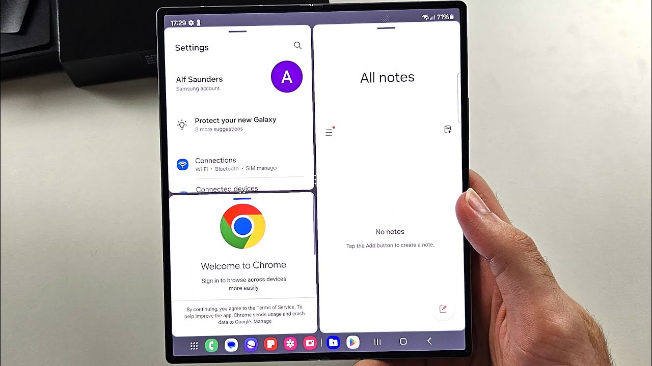 How To Open Multiple Apps/Windows on Samsung Galaxy Z Fold 6 - YouTube