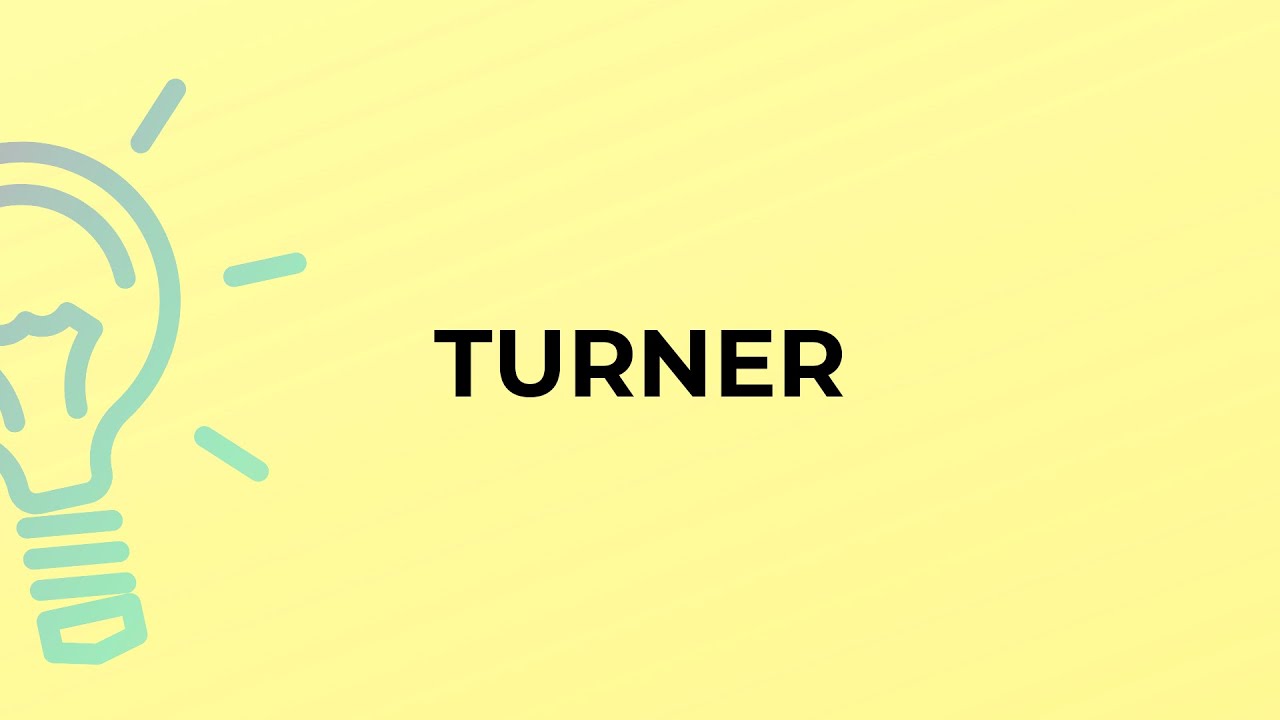What is the meaning of the word TURNER? - YouTube