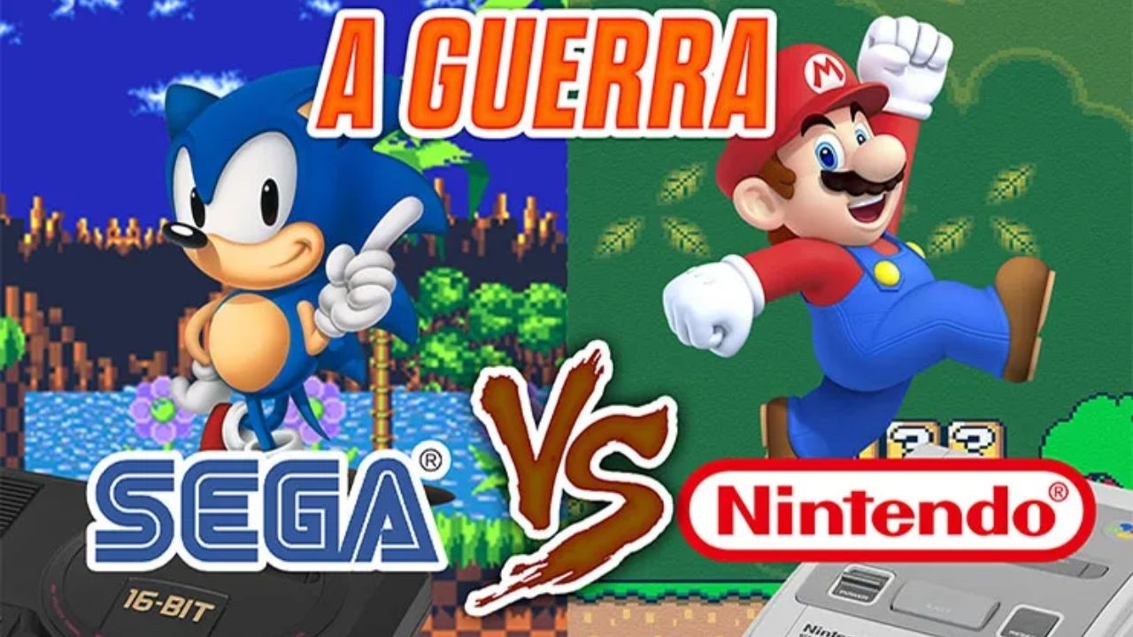 A GUERRA DOS VIDEO GAMES Sega VS Nintendo . - YouTube