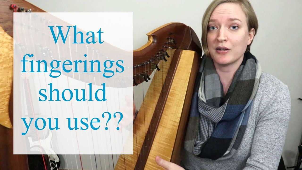 Standard Harp Fingering & Placing for Ornaments, Melody and Chords ...