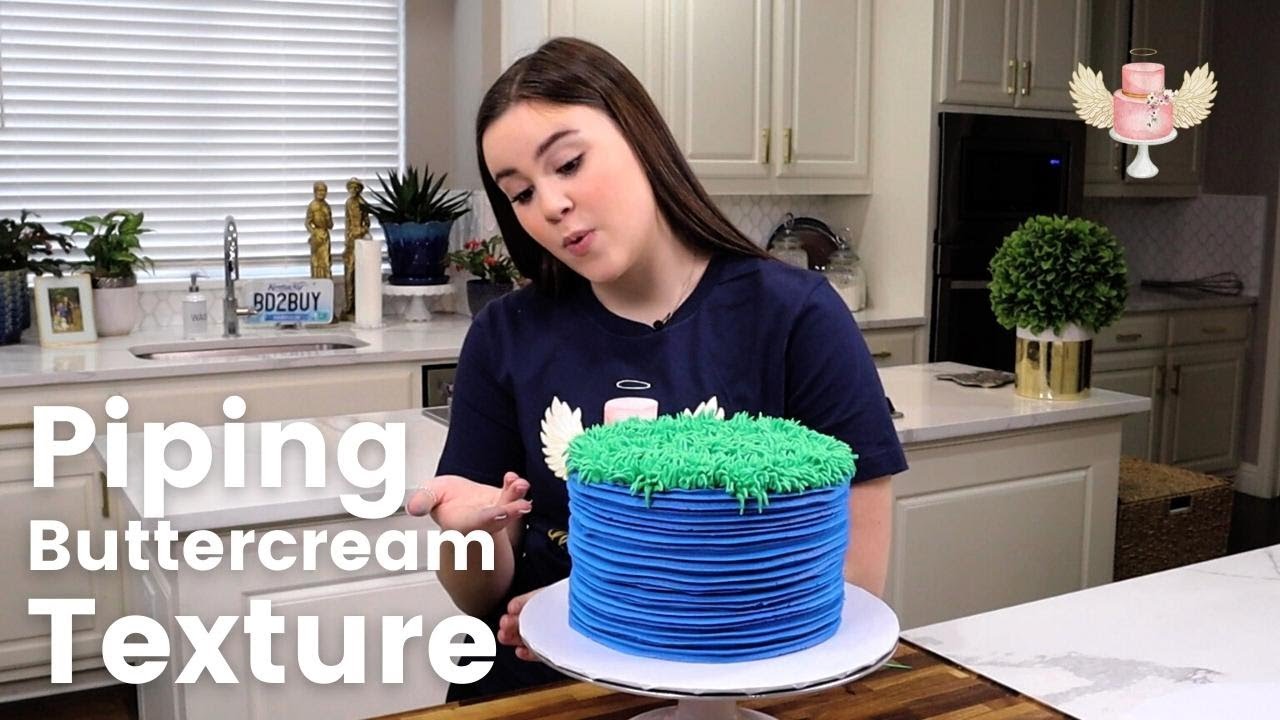 How To Easily Pipe The Outside of Your Cake - Cake Decorating Homemade ...