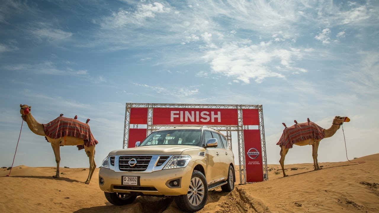 Nissan launches Camel Power as unit of desert offroading - YouTube