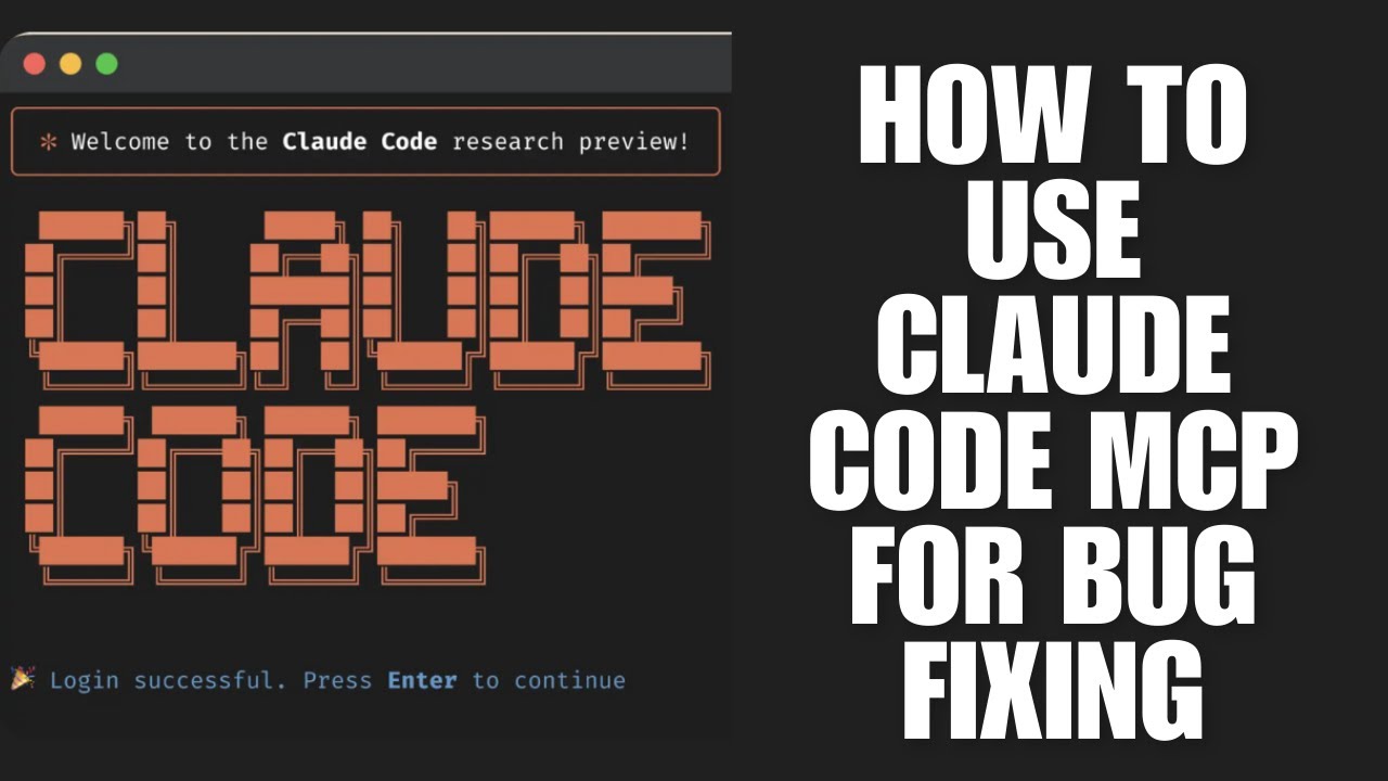 How to Use Claude Code MCP for Bug Fixing (Practical Guide) - YouTube