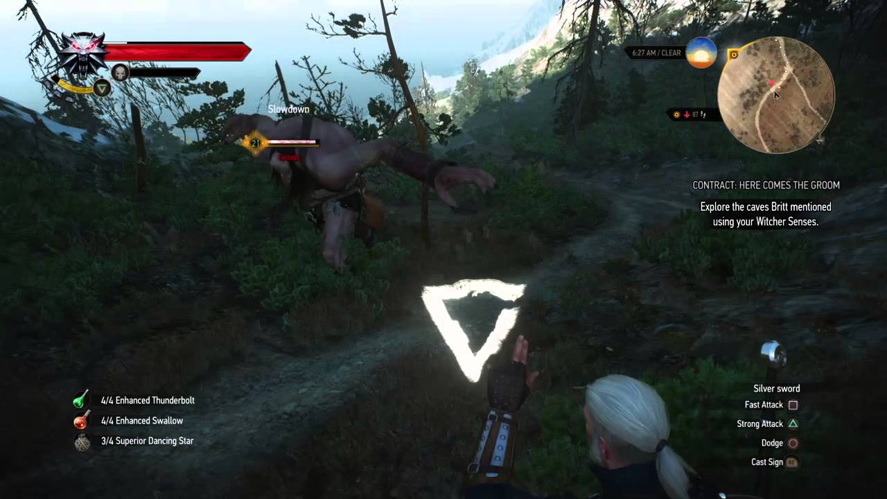 The Witcher 3: Wild Hunt - Best way to kill a cyclops. - YouTube