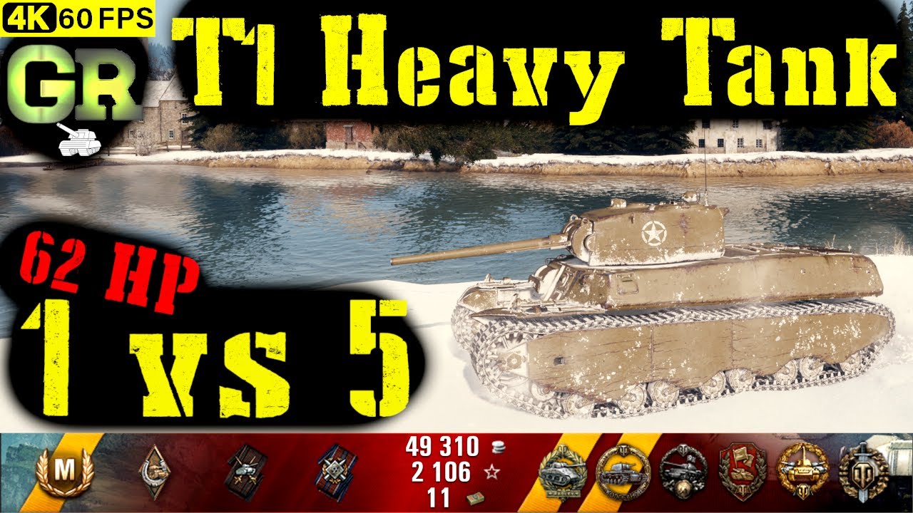 World of Tanks T1 Heavy Tank Replay - 8 Kills 2.4K DMG(Patch 1.4.0 ...