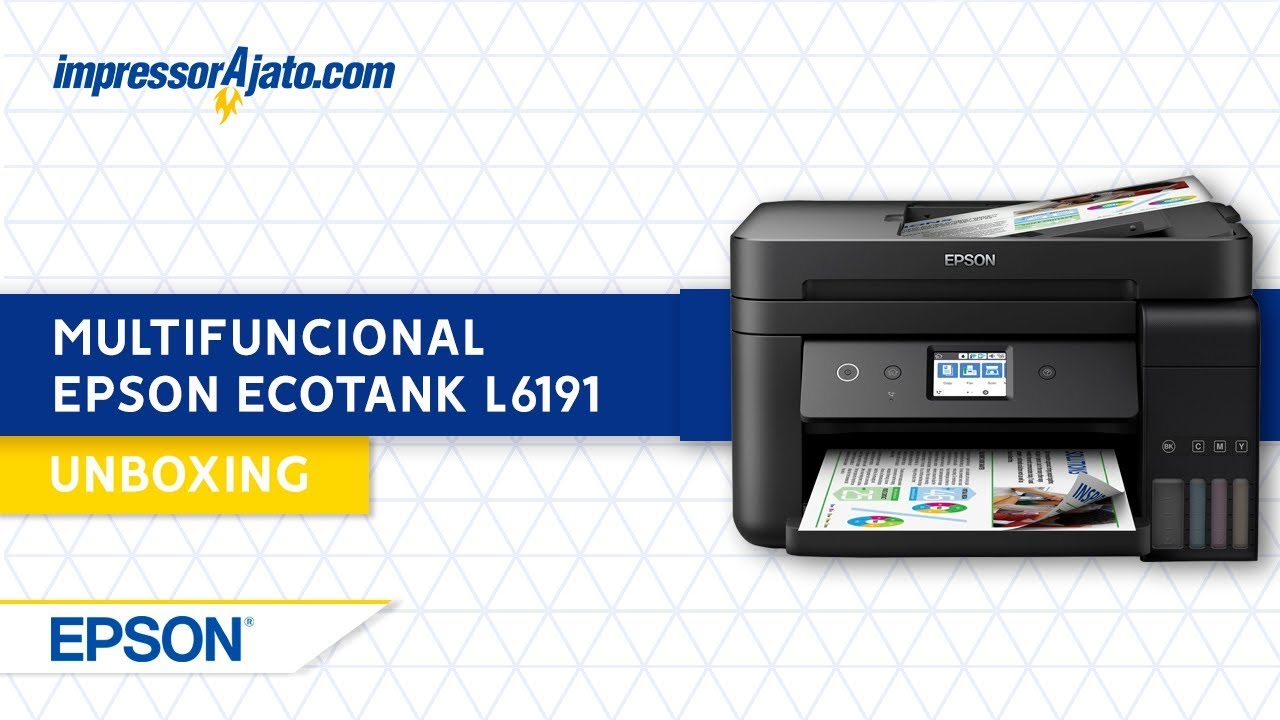 UNBOXING | Multifuncional Epson L6191 Ecotank - YouTube