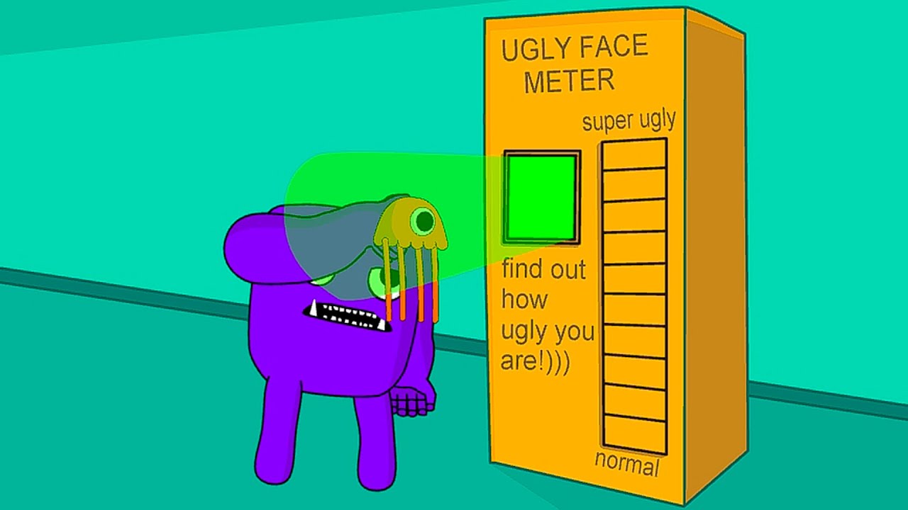 👁‍🗨The Ugly Face Meter // garten of banban animation // animation meme ...