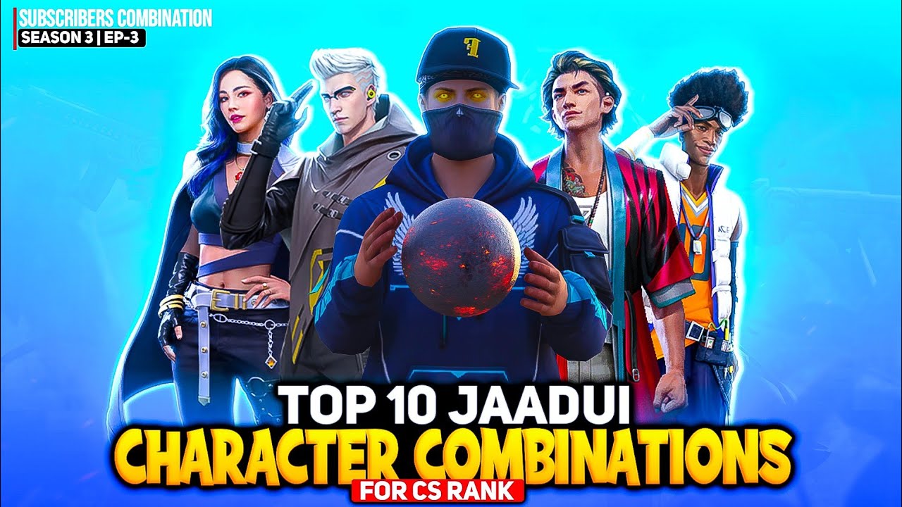 (Undefeatable) Top 10 Character Combinations For CS Rank || Cs Rank ...
