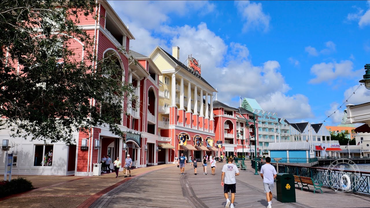 Disney's Boardwalk 2022 Morning Walkthrough in 4K | Walt Disney World ...