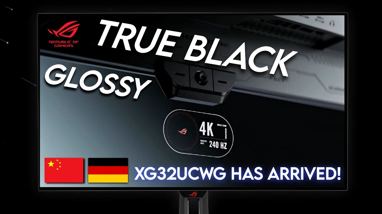 True Black Glossy OLED Monitors Are Finally Here! XG32UCWG RELEASED ...