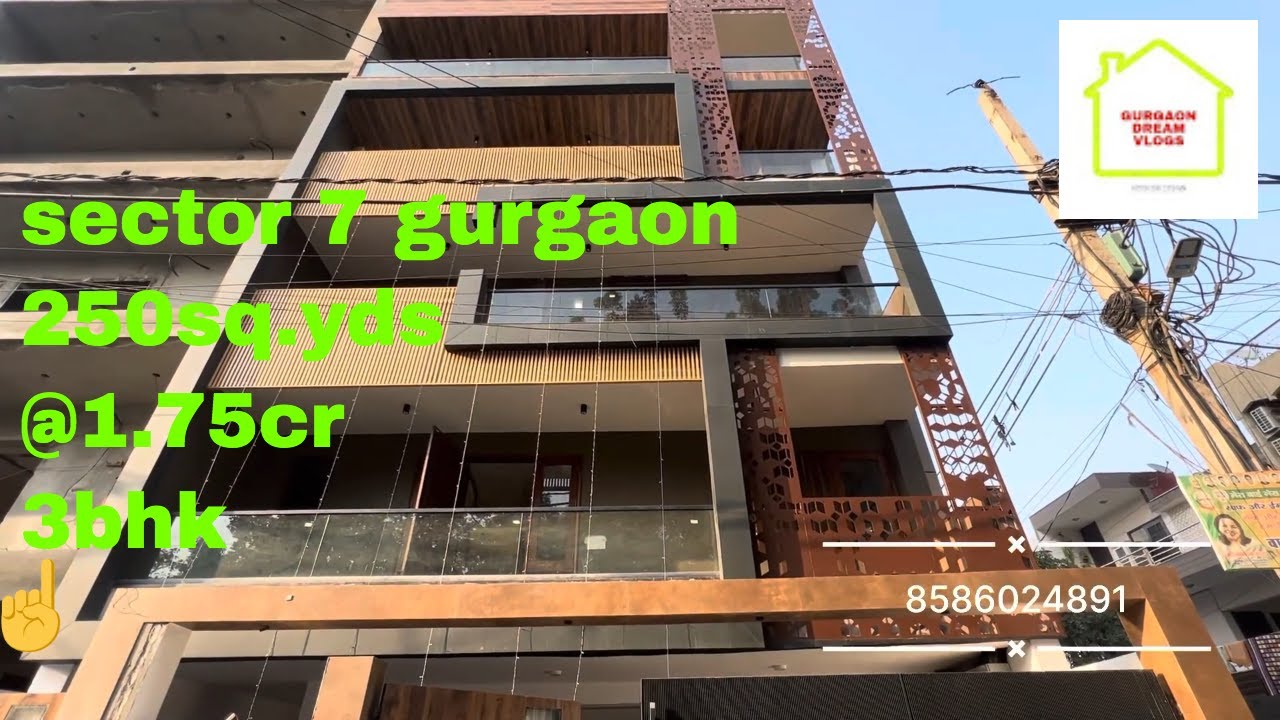 Sector 7 Gurgaon || 250sq.yds || 3bhk || @1.75cr || Gurgaon dream vlogs ...