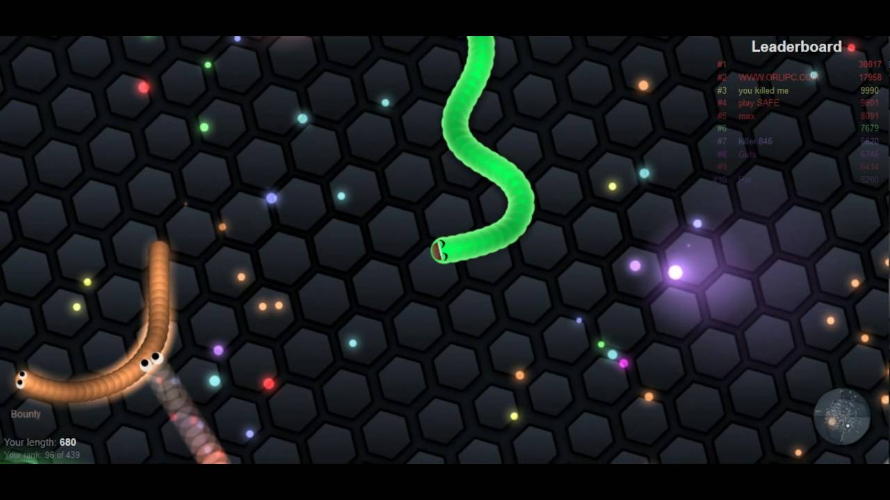 slither.io gameplay 4# - YouTube