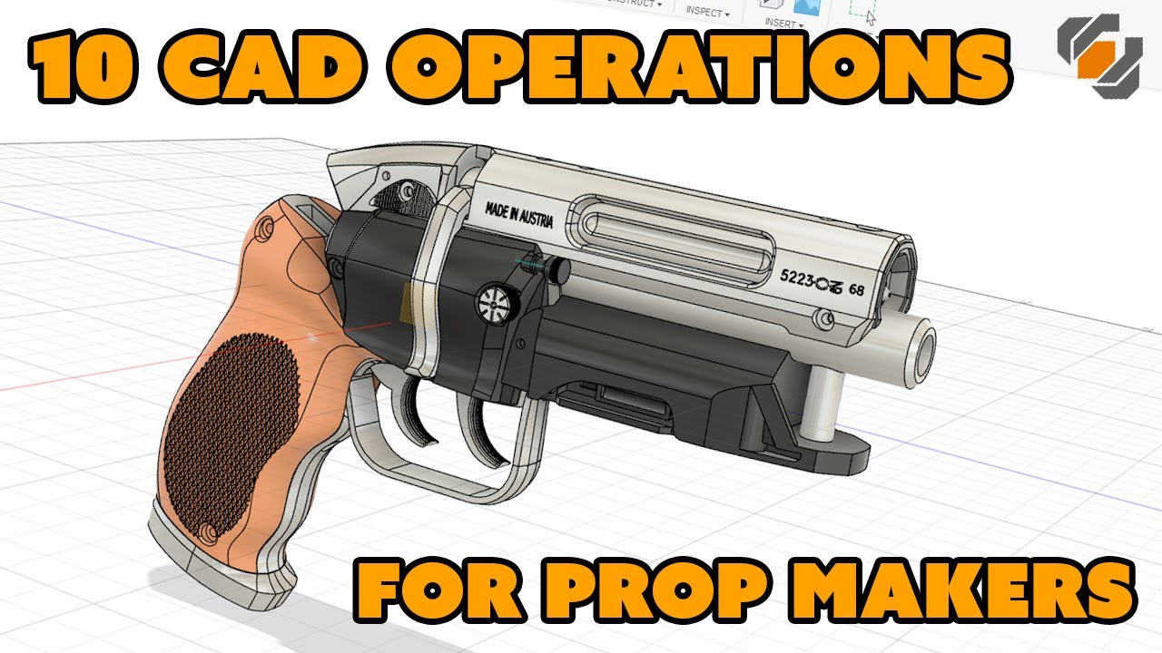 10 Basic CAD Operations for Prop Making - YouTube
