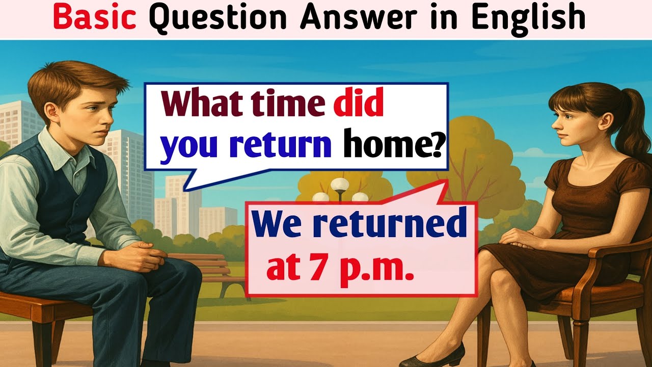 Basic Question Answer in English | Daily Use Sentences - YouTube