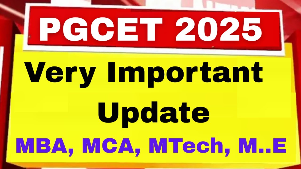 PGCET 2025 Option Entry Date | PGCET 2025 | KEA PGCET 2025 Option Entry ...