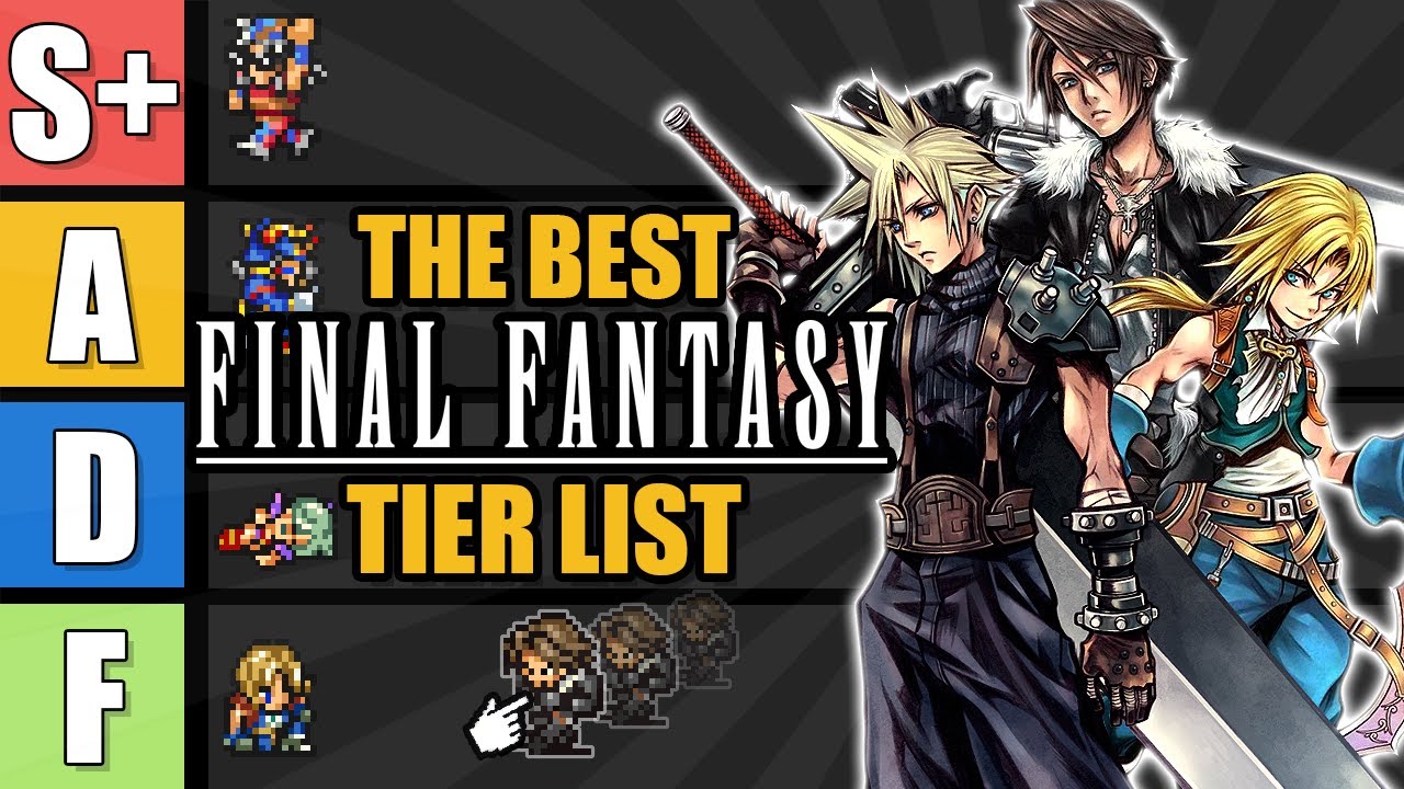 Which FINAL FANTASY Is THE BEST!? | Final Fantasy Tier List (FFI - FFIX ...