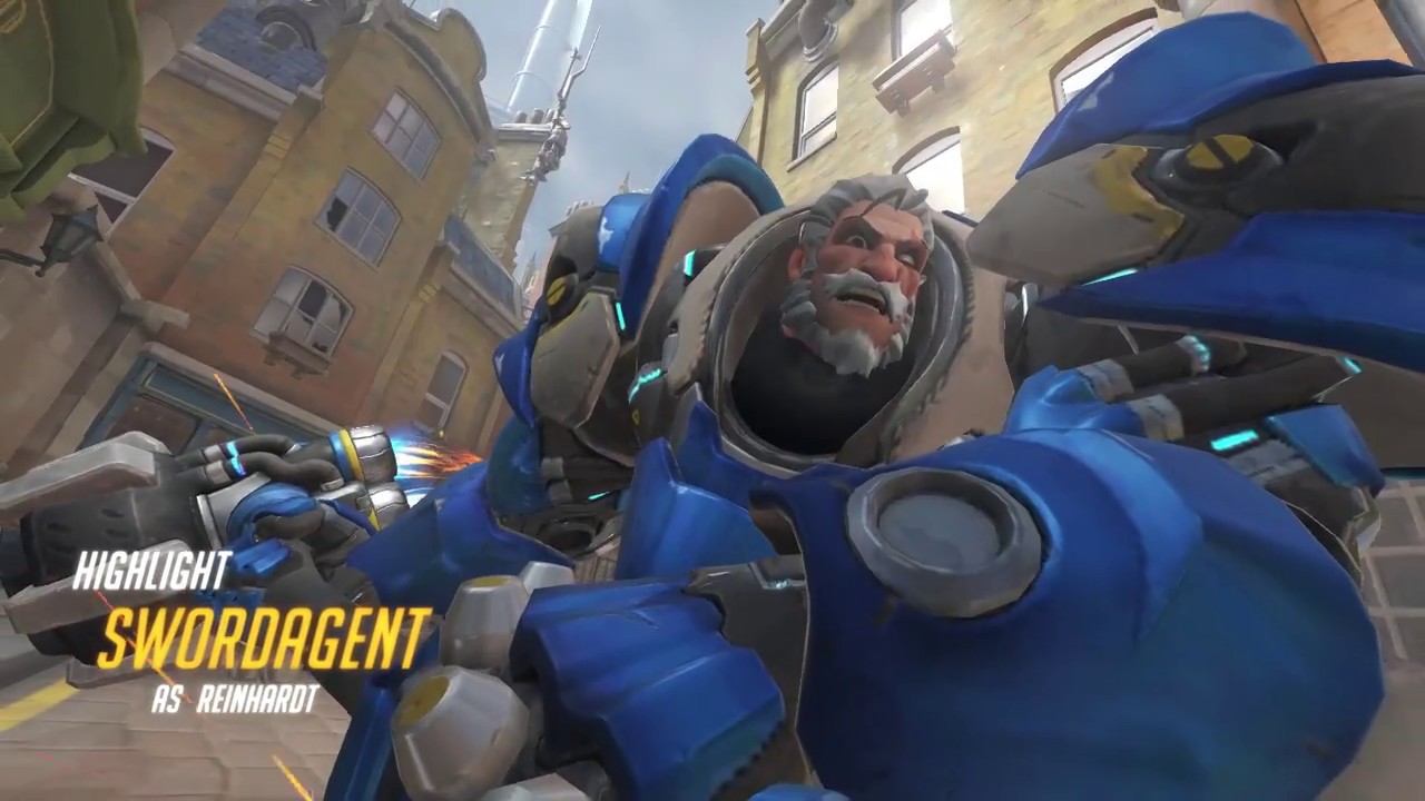 OW - Reinhardt Nulltrooper Rampage - YouTube