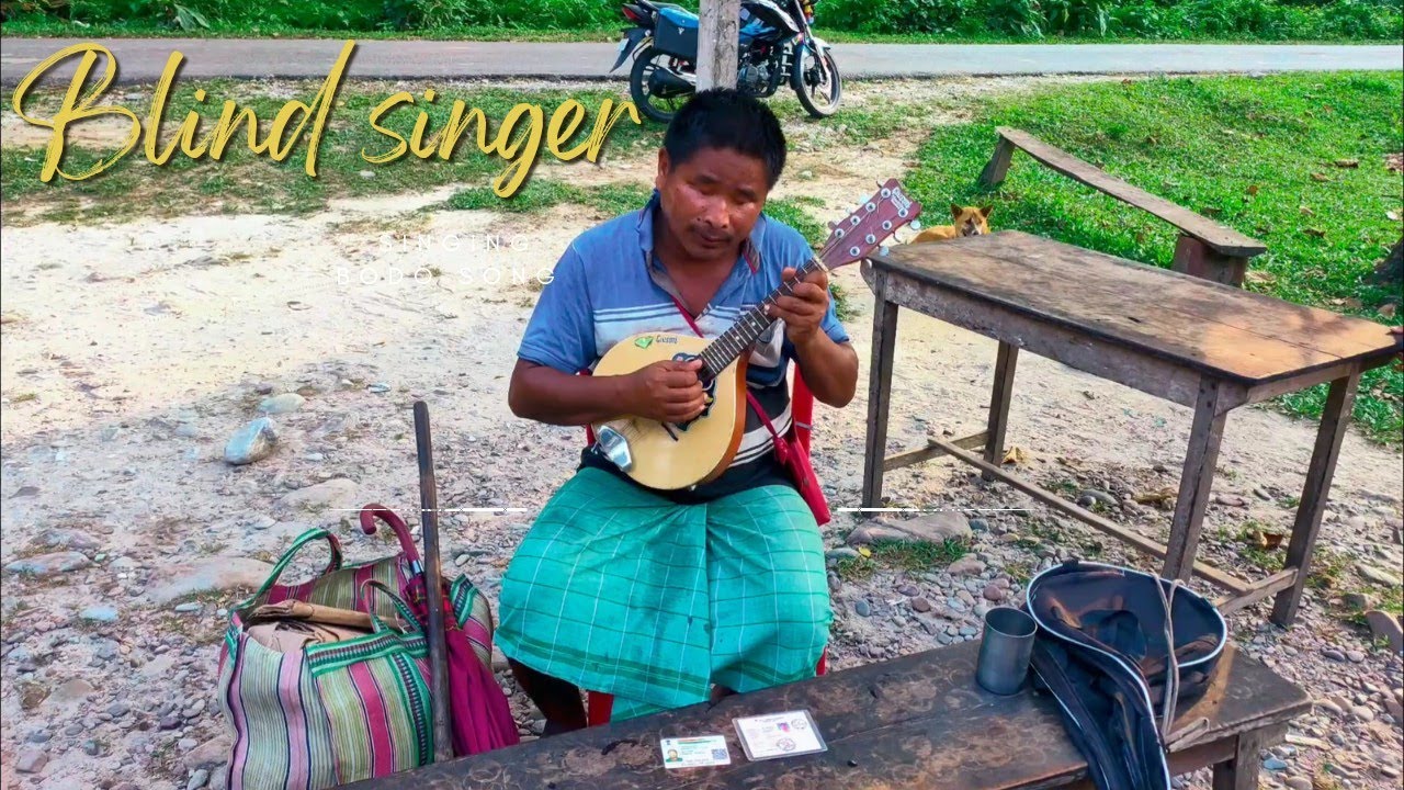 Blind singer from Bodoland singing heart touching song 🎵 | Do suscribe ...