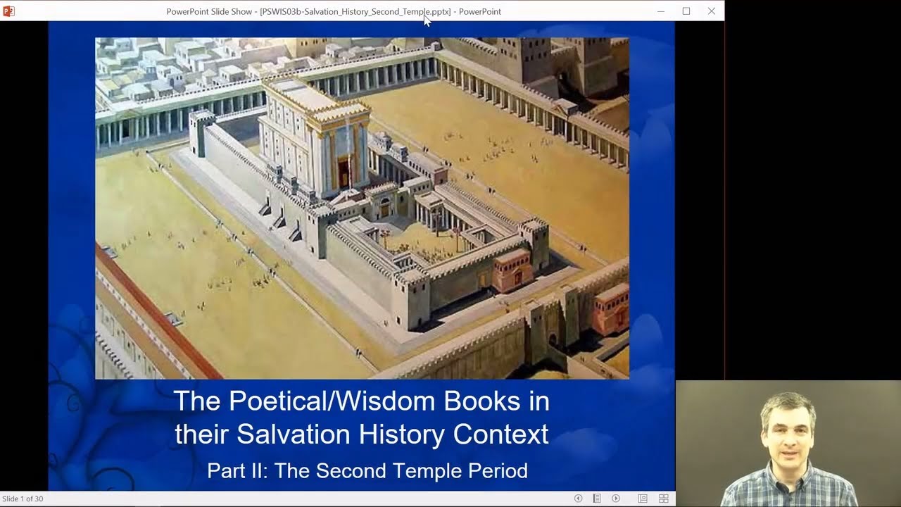 Wisdom 04c: Salvation History (Second Temple Period) - YouTube