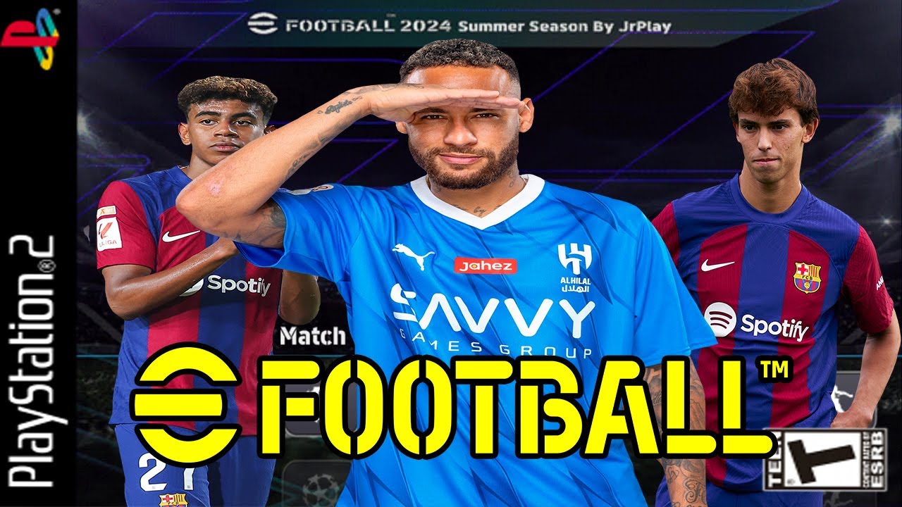 🚨SAIU! NOVO PES 2024 OFICIAL PS2 ISO 100% ATUALIZADO! PC, ANDROID ...