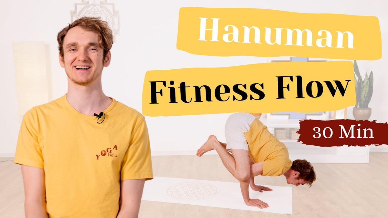 Hanuman Fitness Flow mit Patrick - 30 Minuten Vinyasa Yoga - Kraft ...